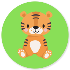 My Nametags Maxistickers - large sized square, rectangular and round ...