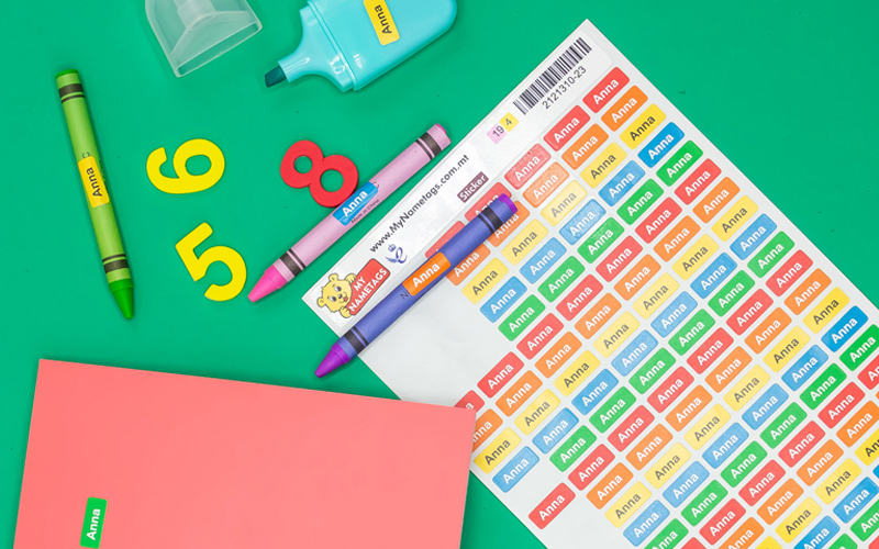 Personalised Ministickers labels for kids - My Nametags