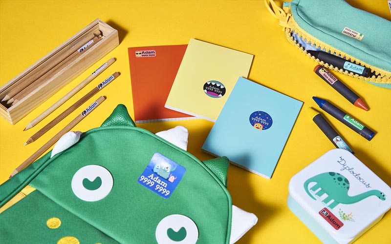 Name stickers by My Nametags - excellent stick on labels